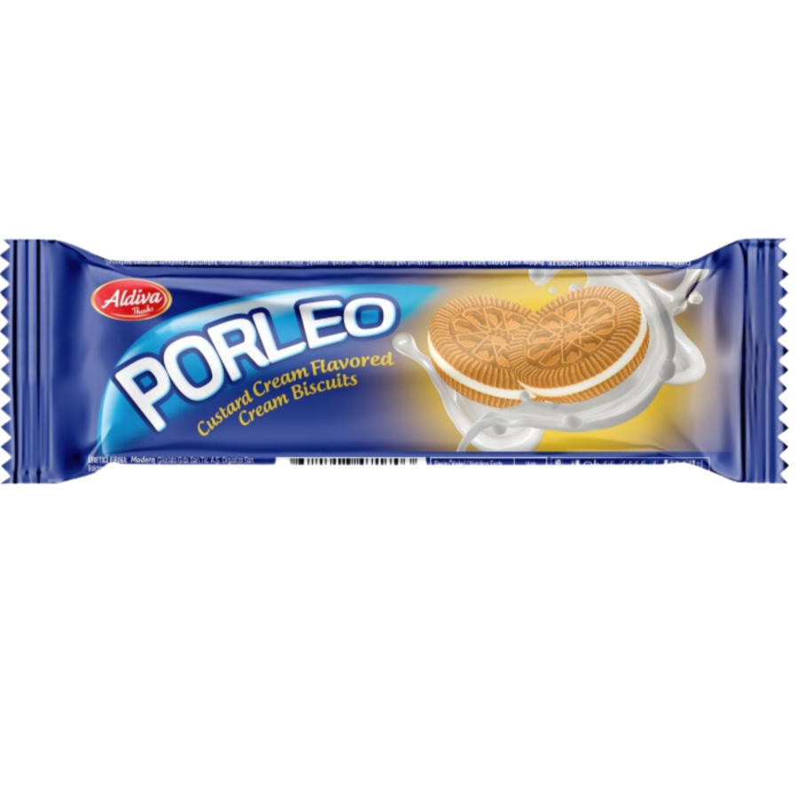 Aldiva Porleo 56g sušenky - Custard Golden Vanilla (24) | Eshop Tham & Ha Plus