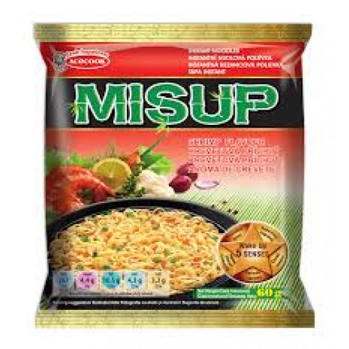 MISUP instantní nudle 60g krevetové (40) | Eshop Tham & Ha Plus