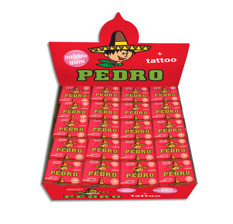 PEDRO 5g Žvýkačky s tetováním 120ks | Eshop Tham & Ha Plus