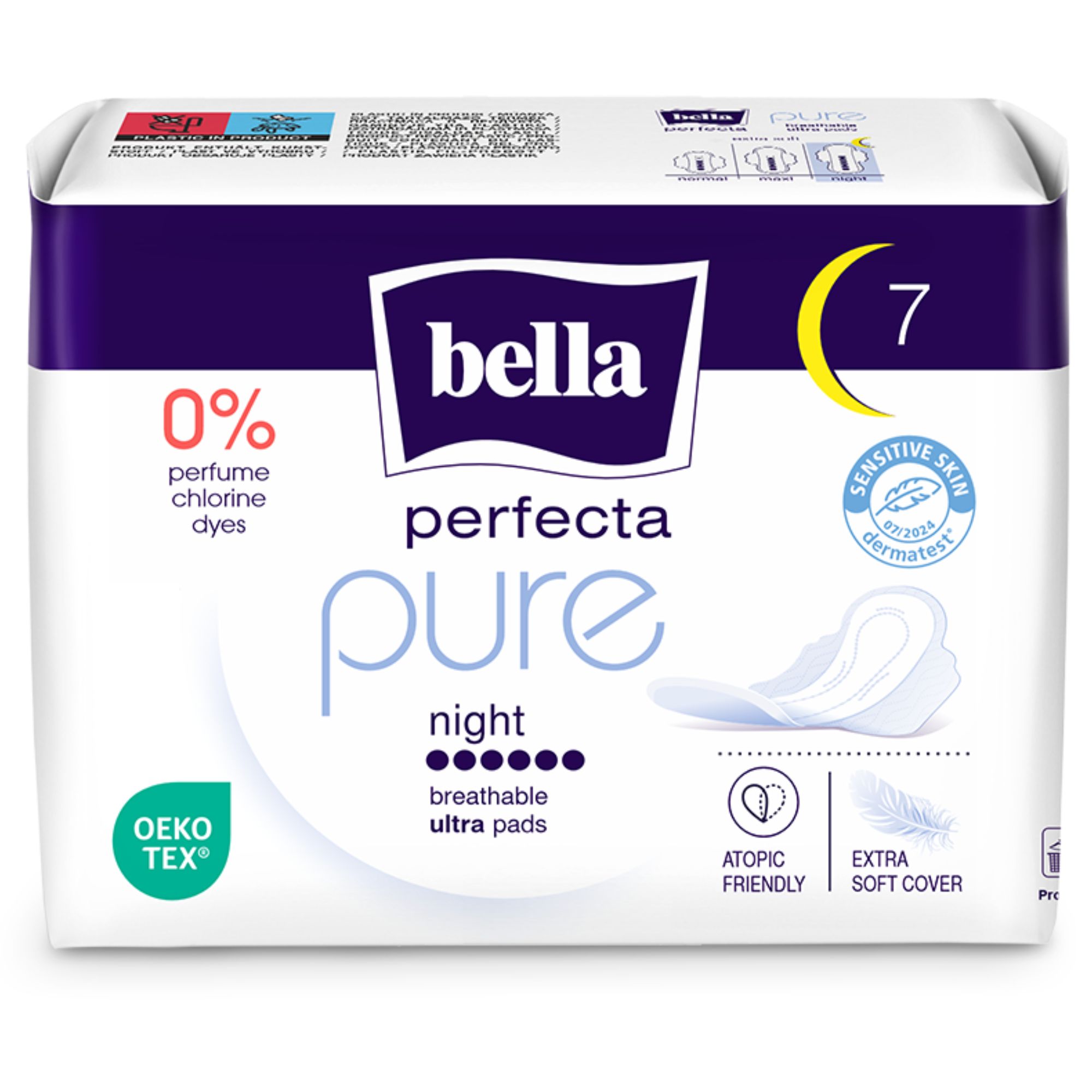 Bella vložky Perfecta Pure Night 7ks (24) | Eshop Tham & Ha Plus