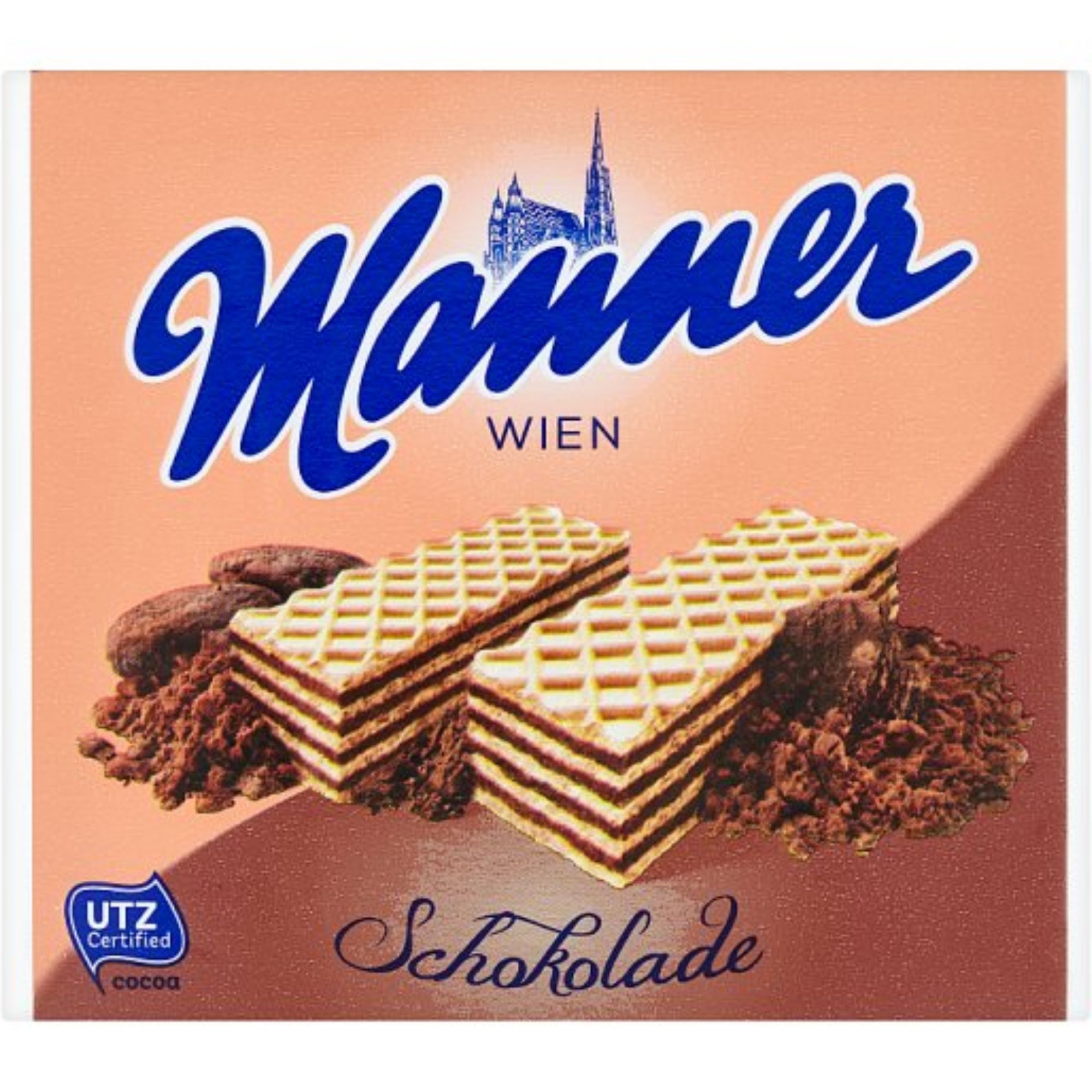 Manner oplatky 75g Chocolate (12) | Eshop Tham & Ha Plus