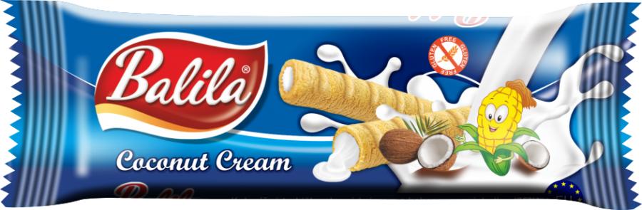 Balila kukuřičné trubičky 18g kokosové (48) | Eshop Tham & Ha Plus