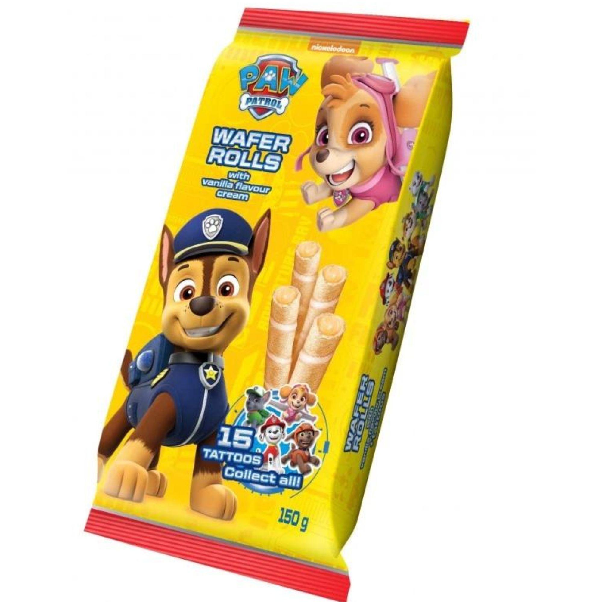 Paw Patrol 150g wafer rolls - Vanilka (24) | Eshop Tham & Ha Plus
