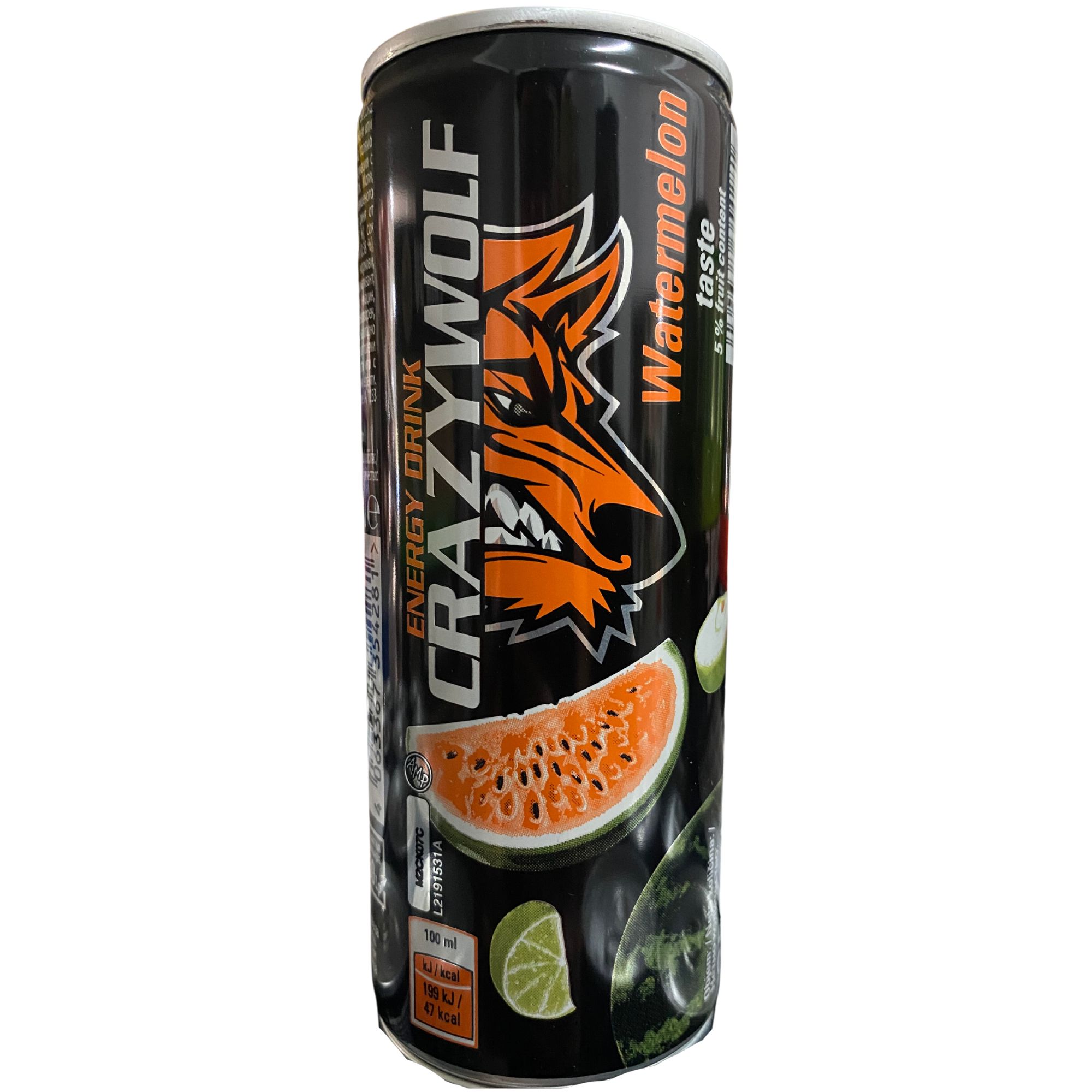 Crazy Wolf energy 0,25L plech Meloun (15) | Eshop Tham & Ha Plus