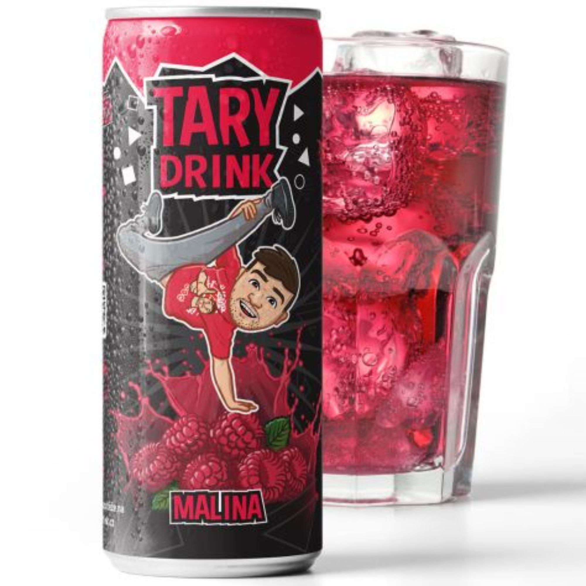 TARY DRINK 0,25L plech - Malina (24) | Eshop Tham & Ha Plus
