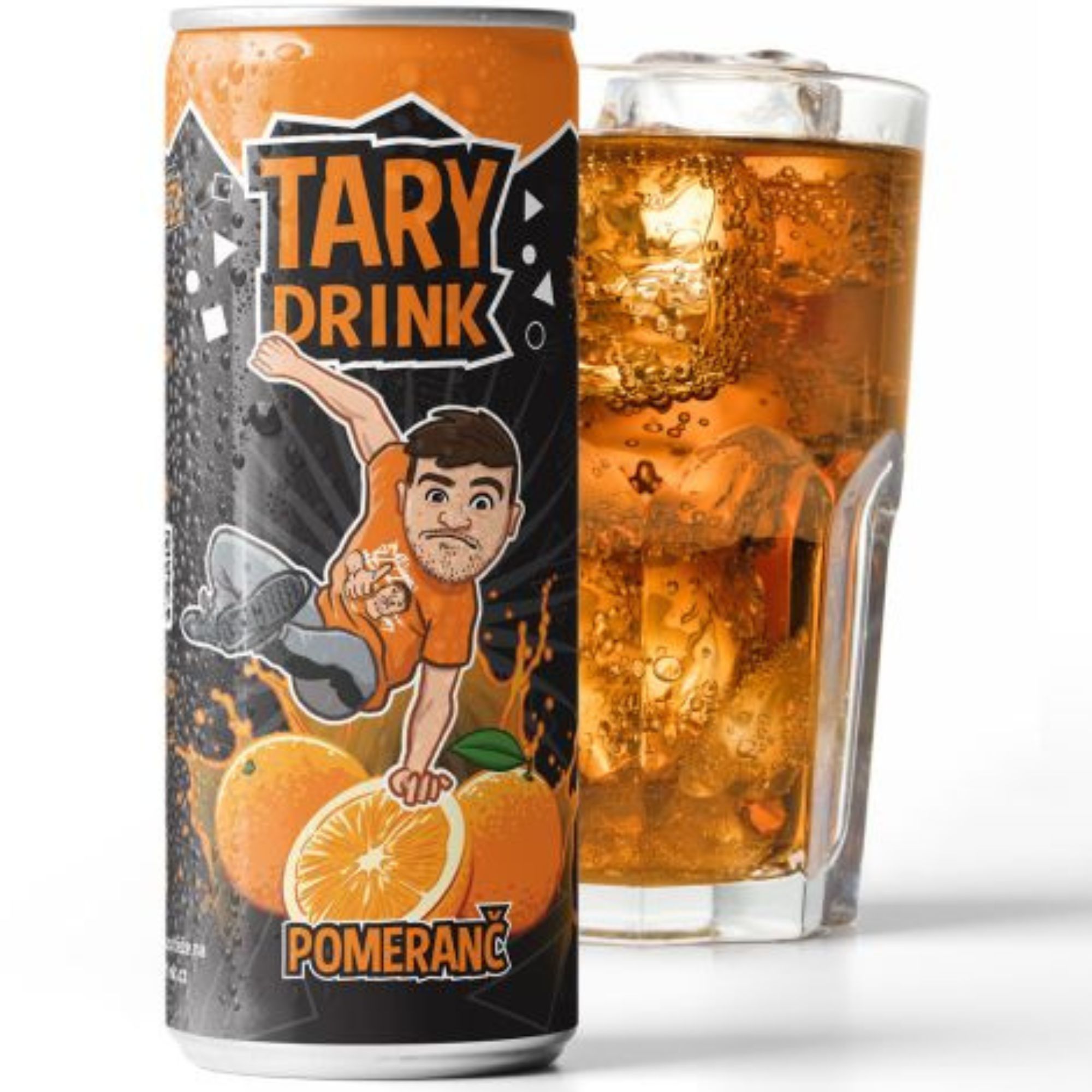 TARY DRINK 0,25L plech - Pomeranč (24) | Eshop Tham & Ha Plus