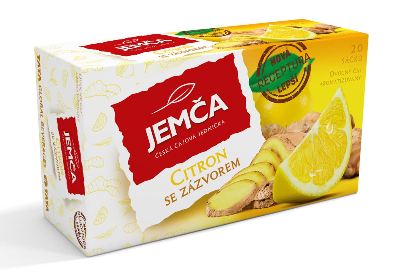 Jemča čaj ovocný Citron se zázvorem 40g (20) | Eshop Tham & Ha Plus