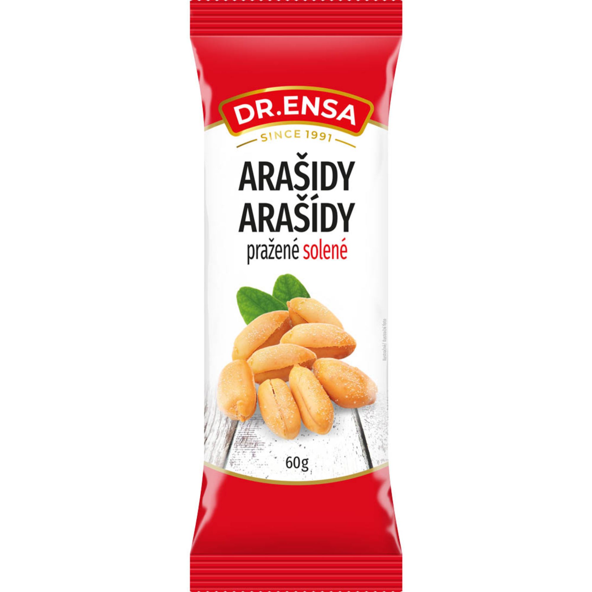 Dr.ENSA arašídy pražené solené 60g (25) | Eshop Tham & Ha Plus
