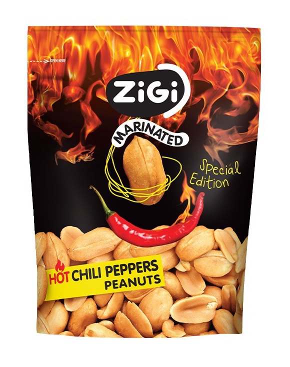 ZIGI Arašídy 70g Sriracha Hot Chilli (14) | Eshop Tham & Ha Plus