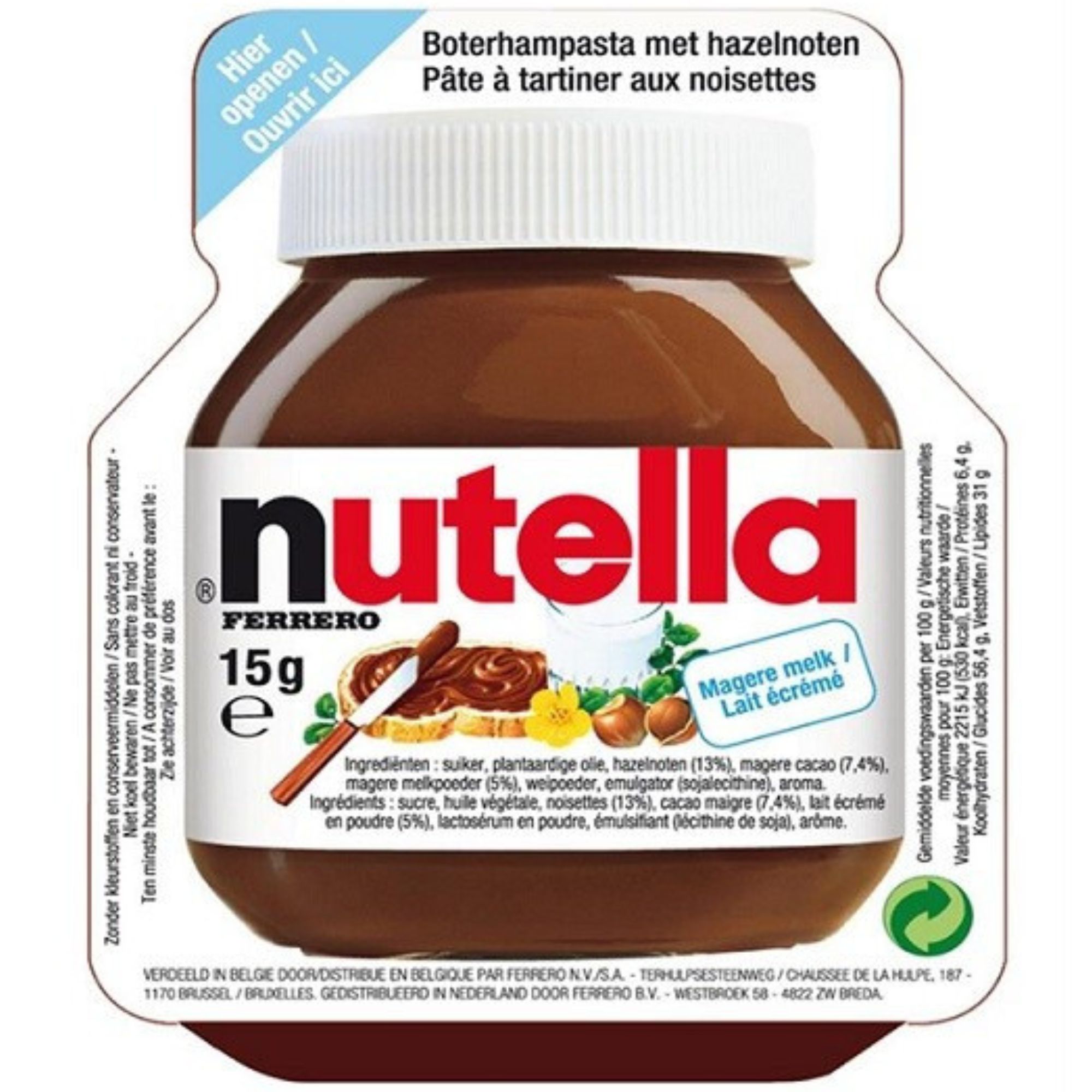 Nutella krém 15g (120) | Eshop Tham & Ha Plus