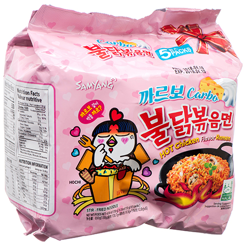 Samyang Buldak Chicken 130g Carbonara (Mi cay HQ) (5) | Eshop Tham & Ha ...