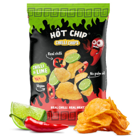 Hot Chip Chipsy 80g Chilli a Lime (15) Trvan. 12/3/2026 | Eshop Tham ...