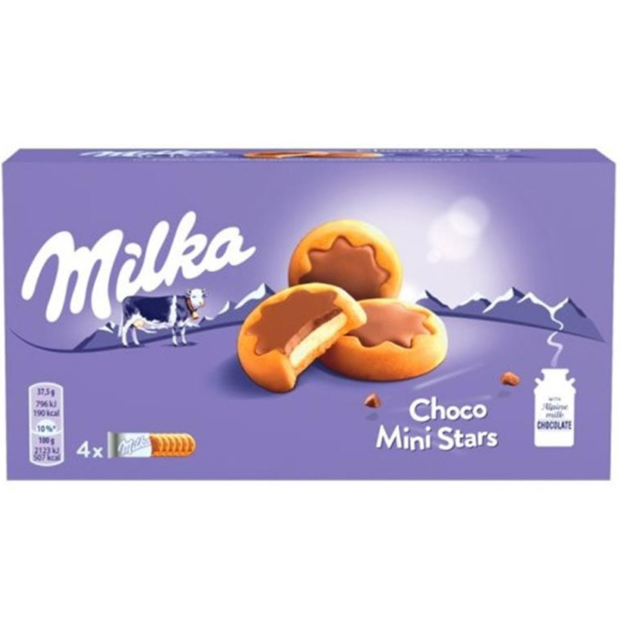 Milka sušenky Choco Mini Stars 150g velké (16) | Eshop Tham & Ha Plus