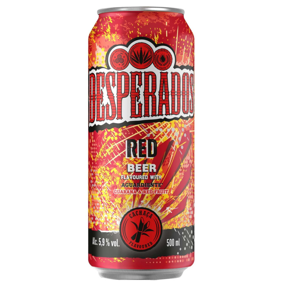 Desperados 0,5l plech - Red Fruit and Gurana (24) | Eshop Tham & Ha Plus