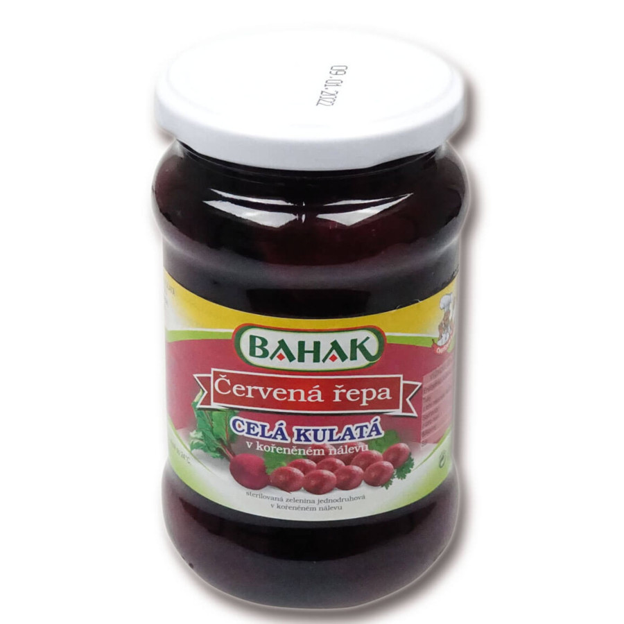 BAHAK Červená řepa kulatá celá 370ml (10) | Eshop Tham & Ha Plus