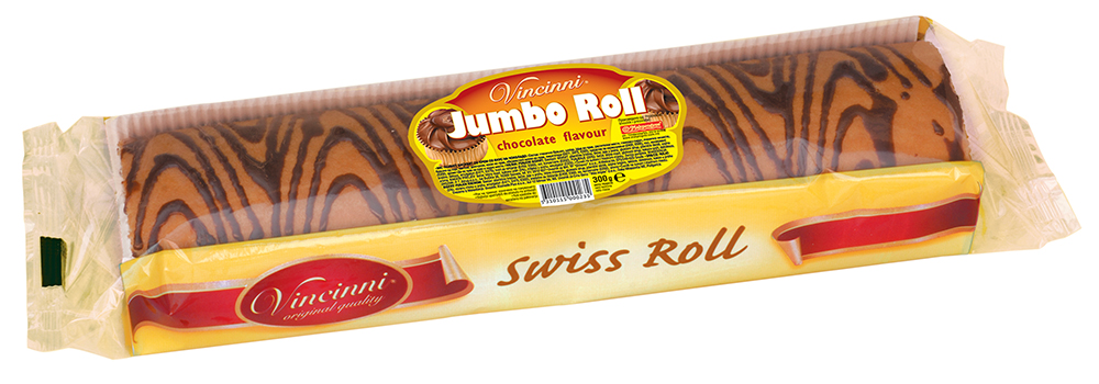 Vincinni Jumbo roll 300g Čokoládové (10) | Eshop Tham & Ha Plus