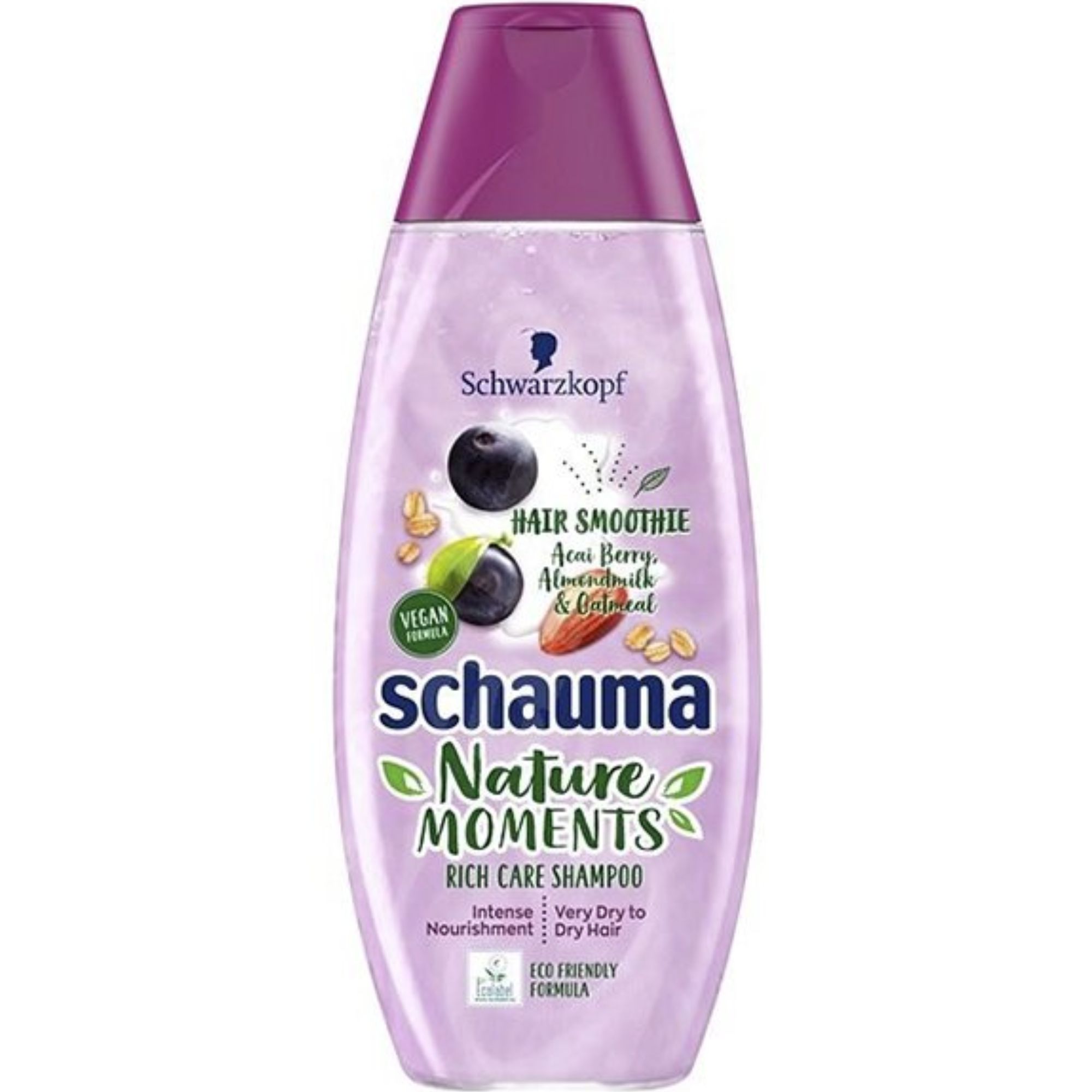Schauma 350ml šampon Natur Momente fialový (Acai Beere, Mandle) (6 ...