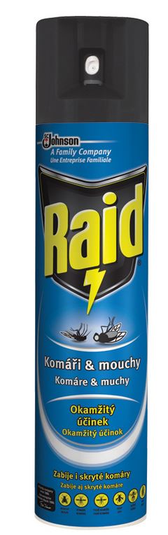 Raid 400ml sprej proti komárům a mouchy | Eshop Tham & Ha Plus