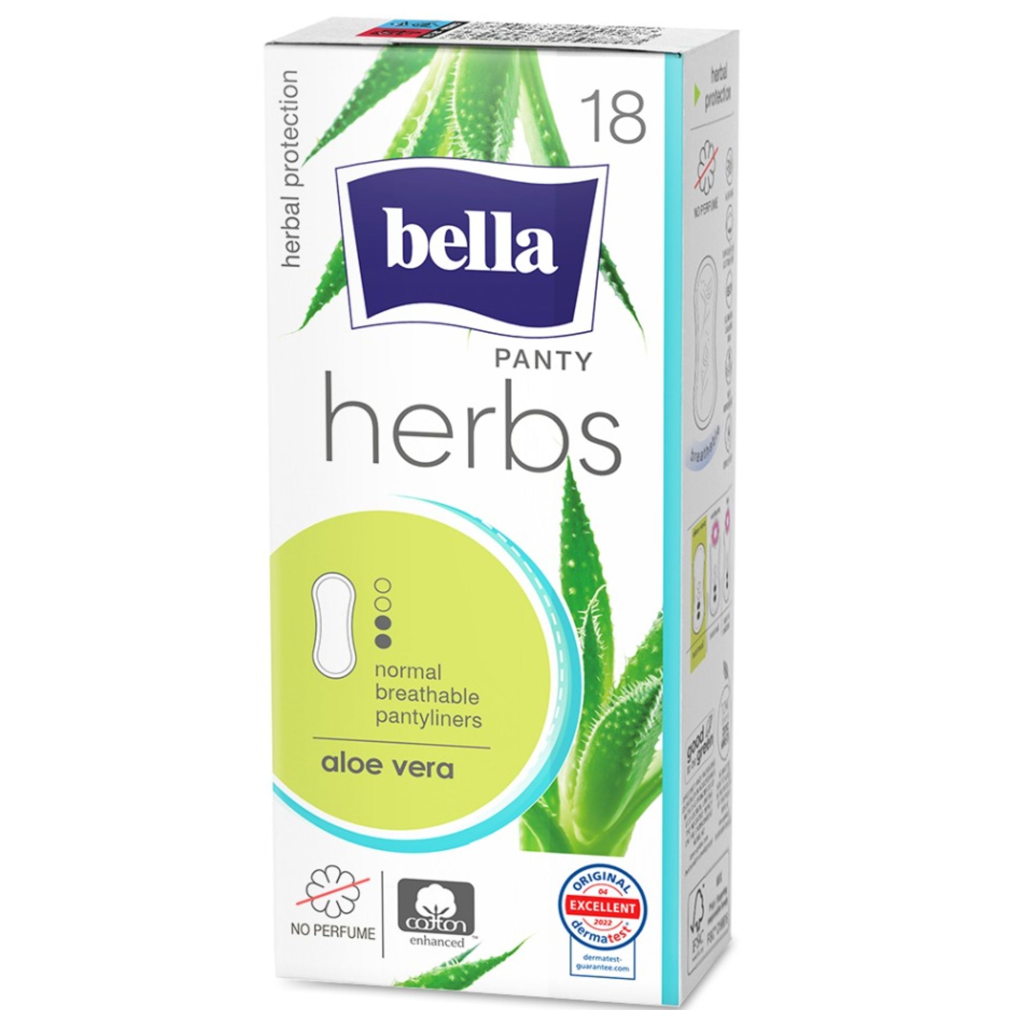 Bella slip 18ks normal Herbs Aloe Vera (20) | Eshop Tham & Ha Plus