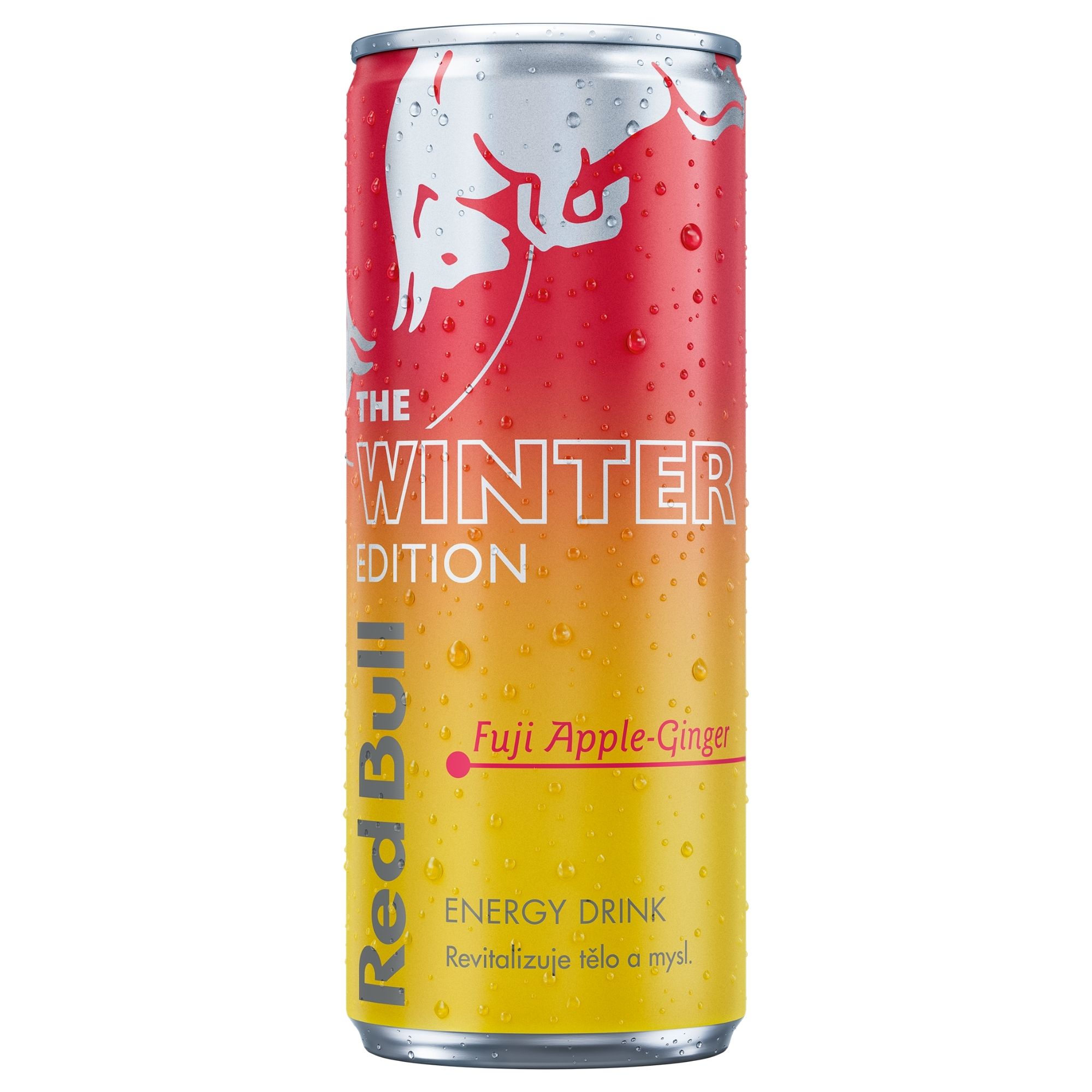 Red Bull energy 0,25L plech CZ The Winter Edition Fuji Apple Ginger (24 ...