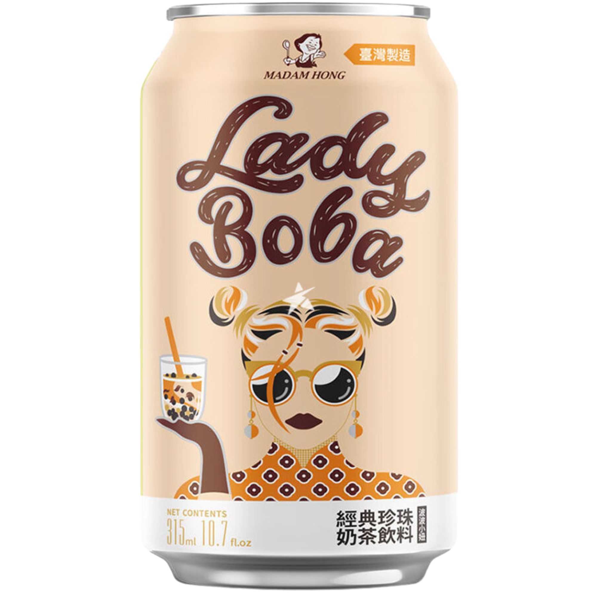 Trvan. 26/2/26 Bubble Tea (Madam Hong) 320ml plech Lady Boba (Classic ...