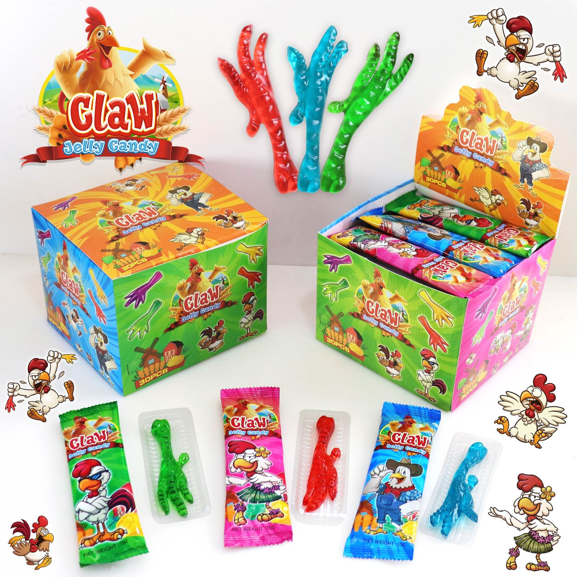 Claw jelly candy 15g (30) | Eshop Tham & Ha Plus