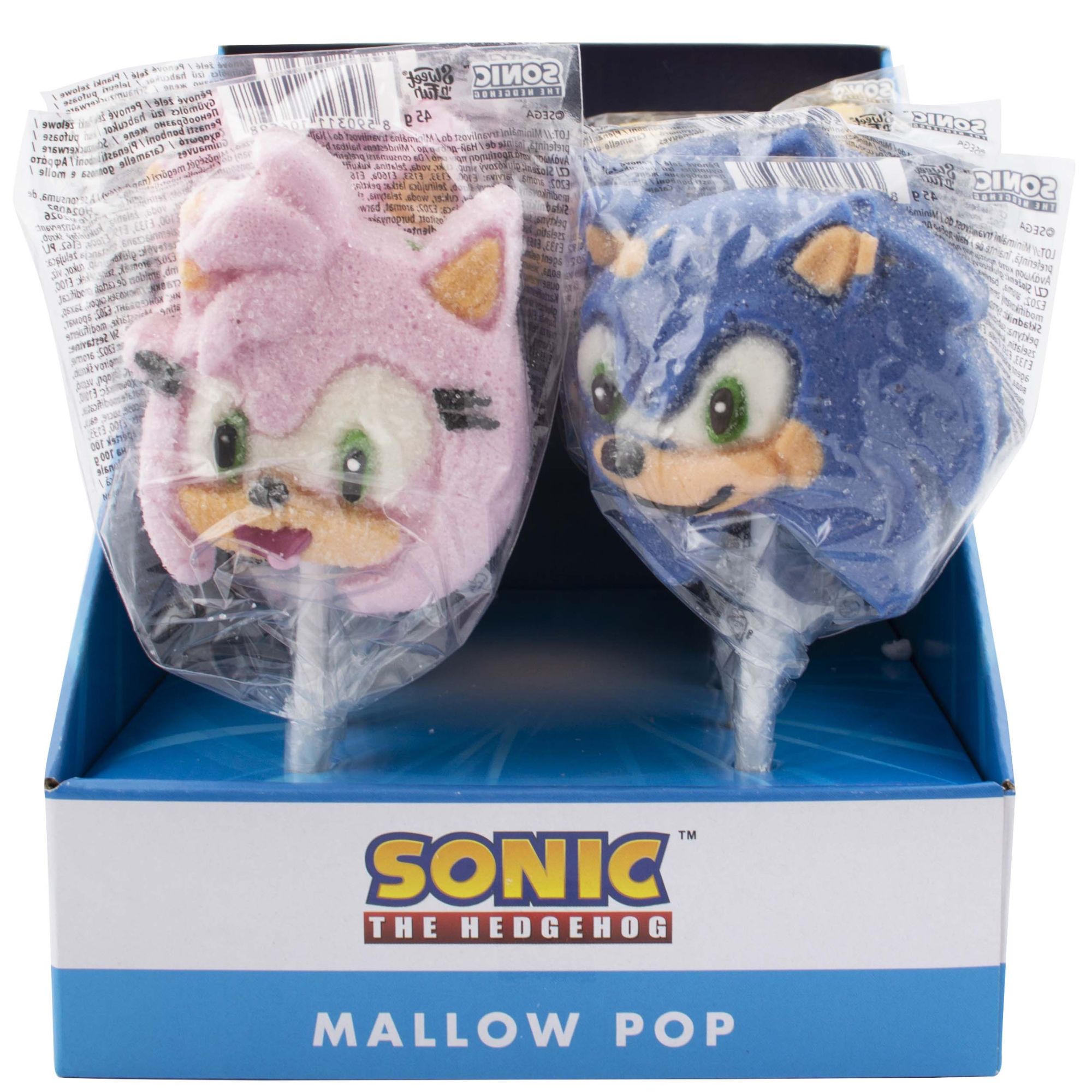 Sweet'n Fun Sonic Mallow Pop 45g marshmallow (12) | Eshop Tham & Ha Plus