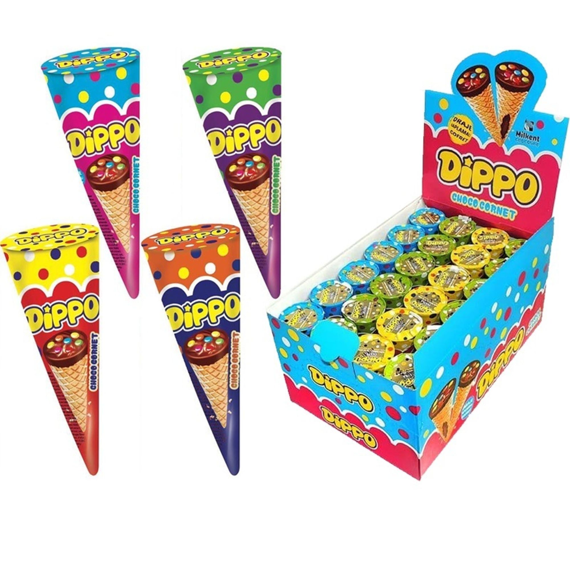 Dippo choco cornet 25g (24) | Eshop Tham & Ha Plus