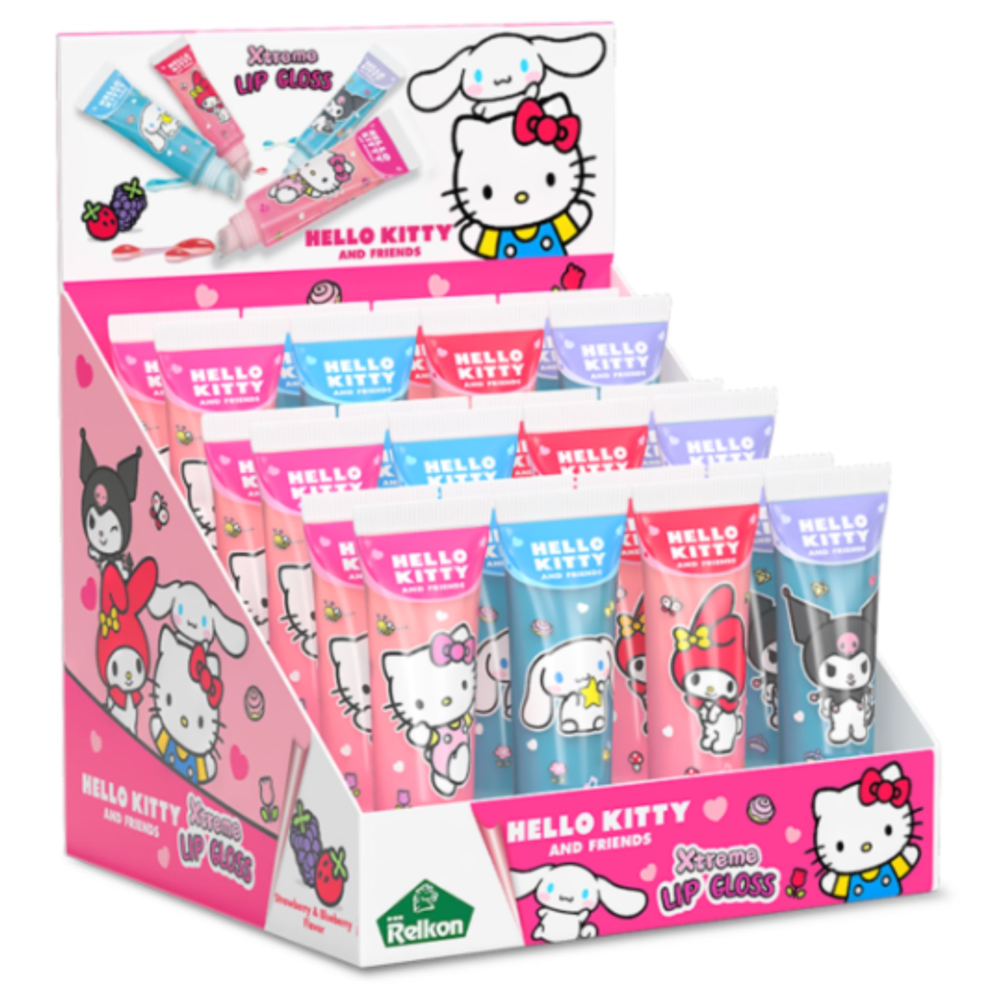 Relkon Hello Kitty and Friends Lip Gloss 16g (24) | Eshop Tham & Ha Plus