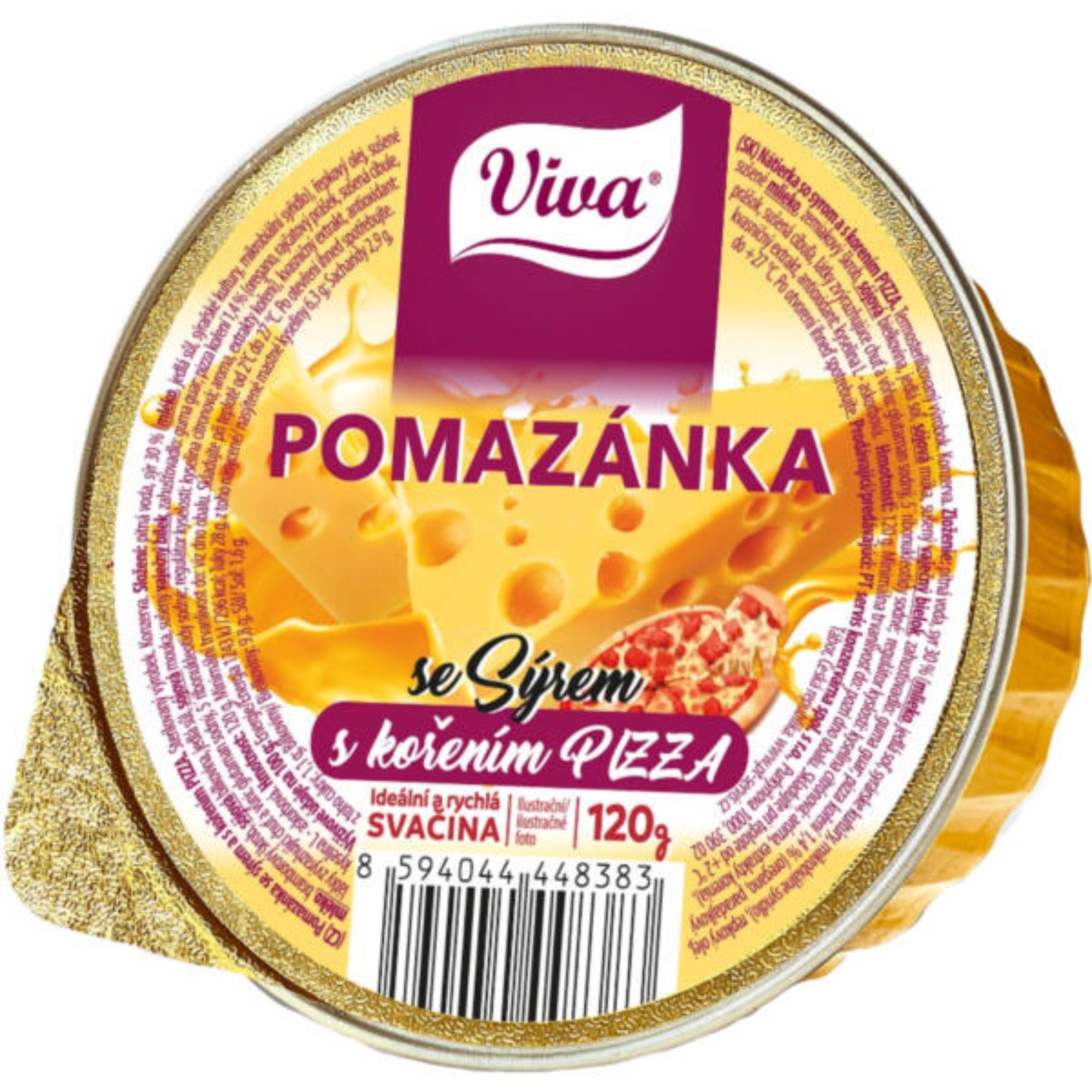 VIVA 120g Pomazánka se sýrem a kořením Pizza (16) | Eshop Tham & Ha Plus