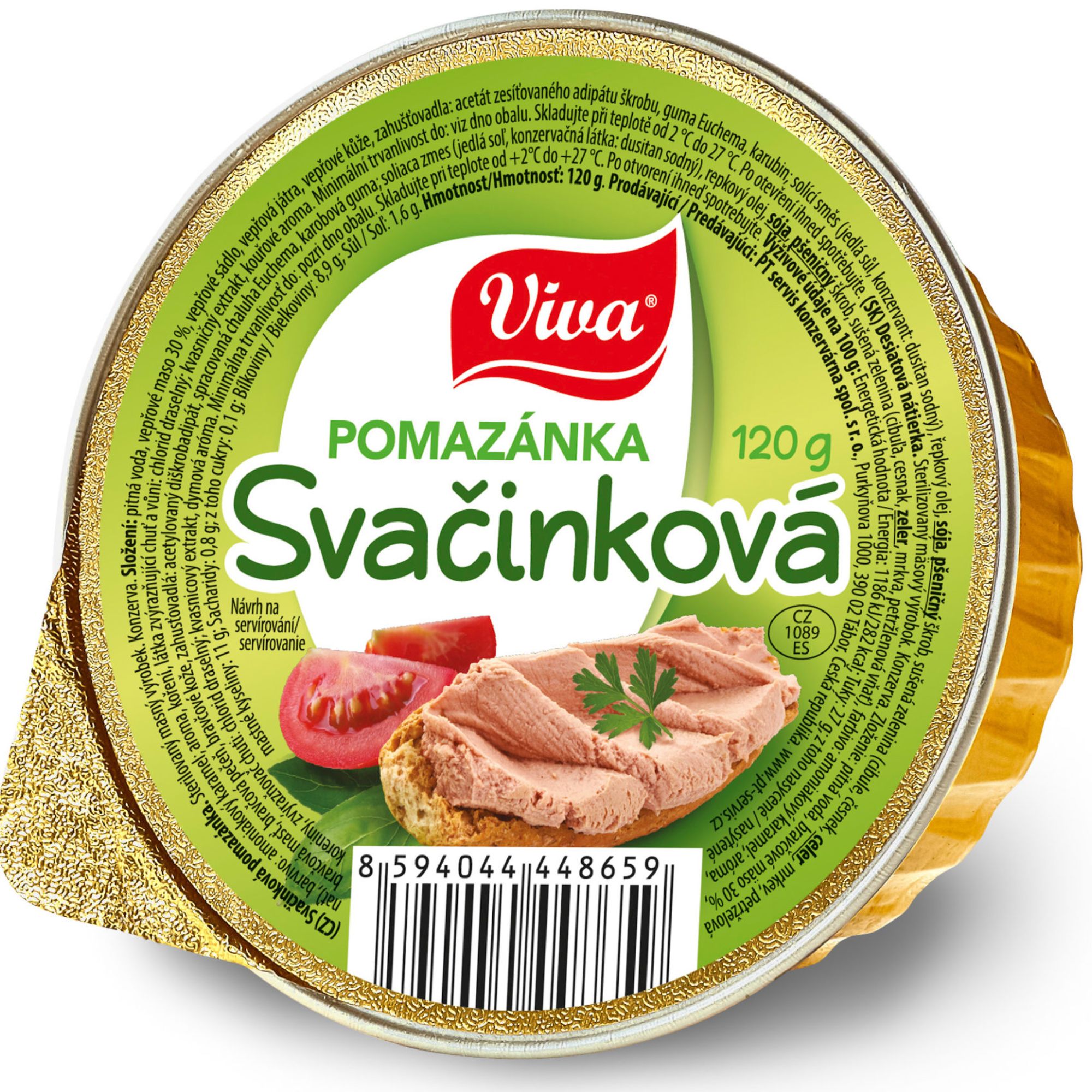 VIVA 120g Svačinková pomazánka (16) | Eshop Tham & Ha Plus