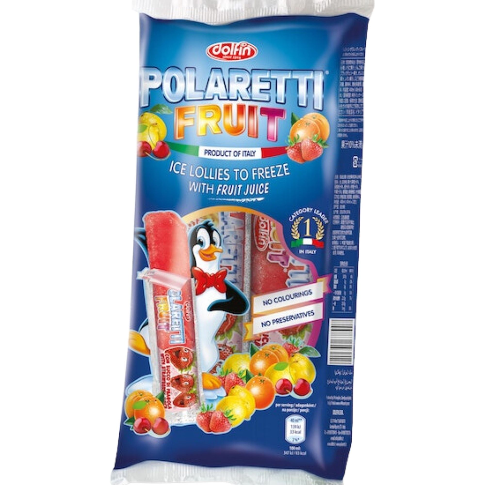 Polaretti 400ml Fruit vodová zmrzlina (modrý) (40) | Eshop Tham & Ha Plus