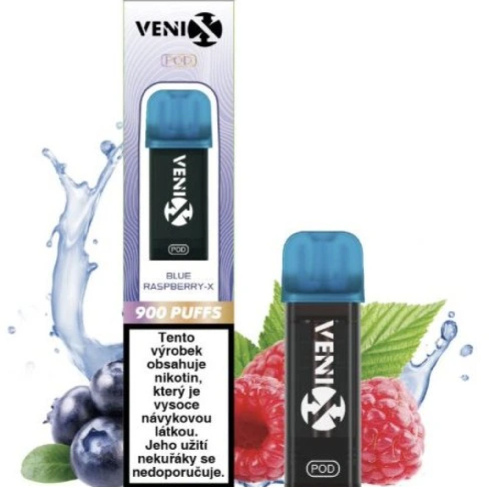 EC - Venix Pod 2% 900 Borůvka a Malina (10) | Eshop Tham & Ha Plus