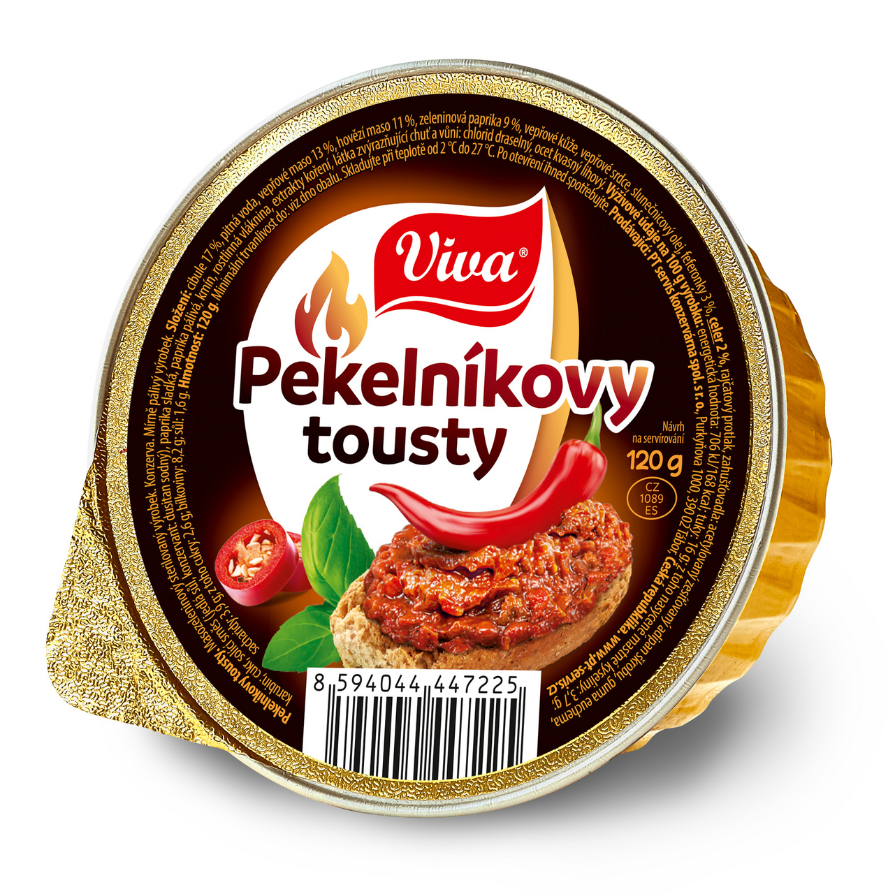VIVA 120g Pekelníkovy tousty (16) | Eshop Tham & Ha Plus